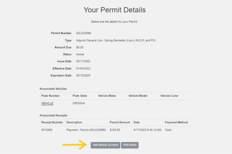 Virtual Permit - Parking & Transportation