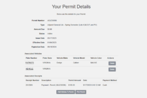 Virtual Permit - Parking & Transportation